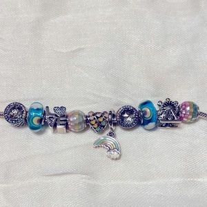 Pandora | Jewelry | Authentic Pandora Rainbow Charms | Poshmark